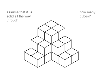 MEDIAN Don Steward mathematics teaching: easy cube buildings