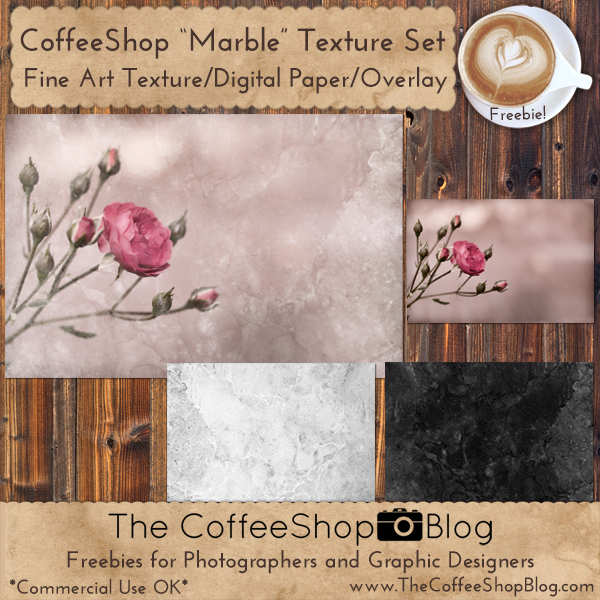 The CoffeeShop Blog: CoffeeShop "Marble" Fine Art Texture Set