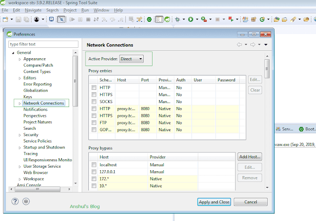 Anshuls Blog Error While Creating A Project In Sts Jsonexception A Jsonobject Text Must