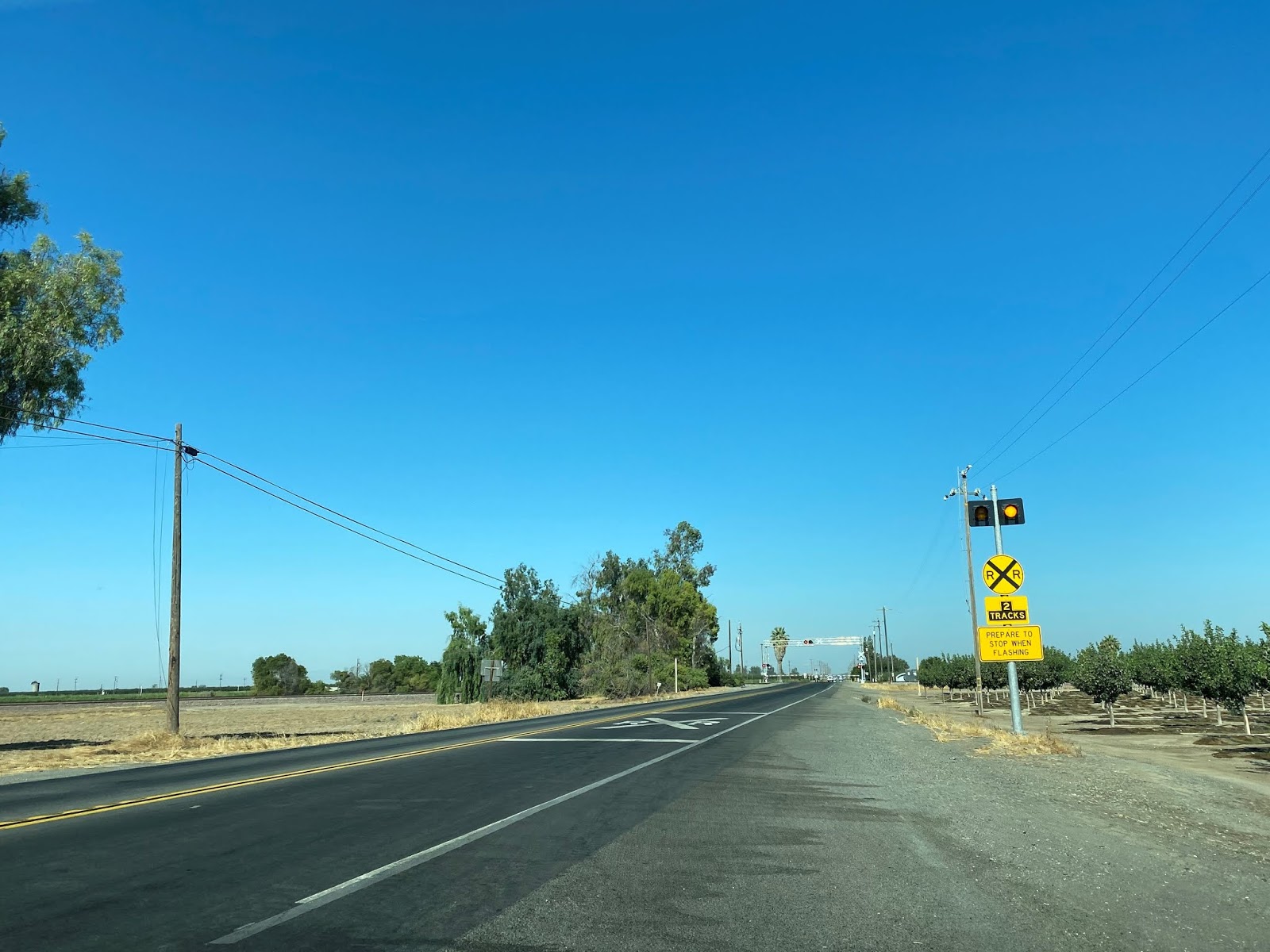 Into the foggy void; California State Route 43