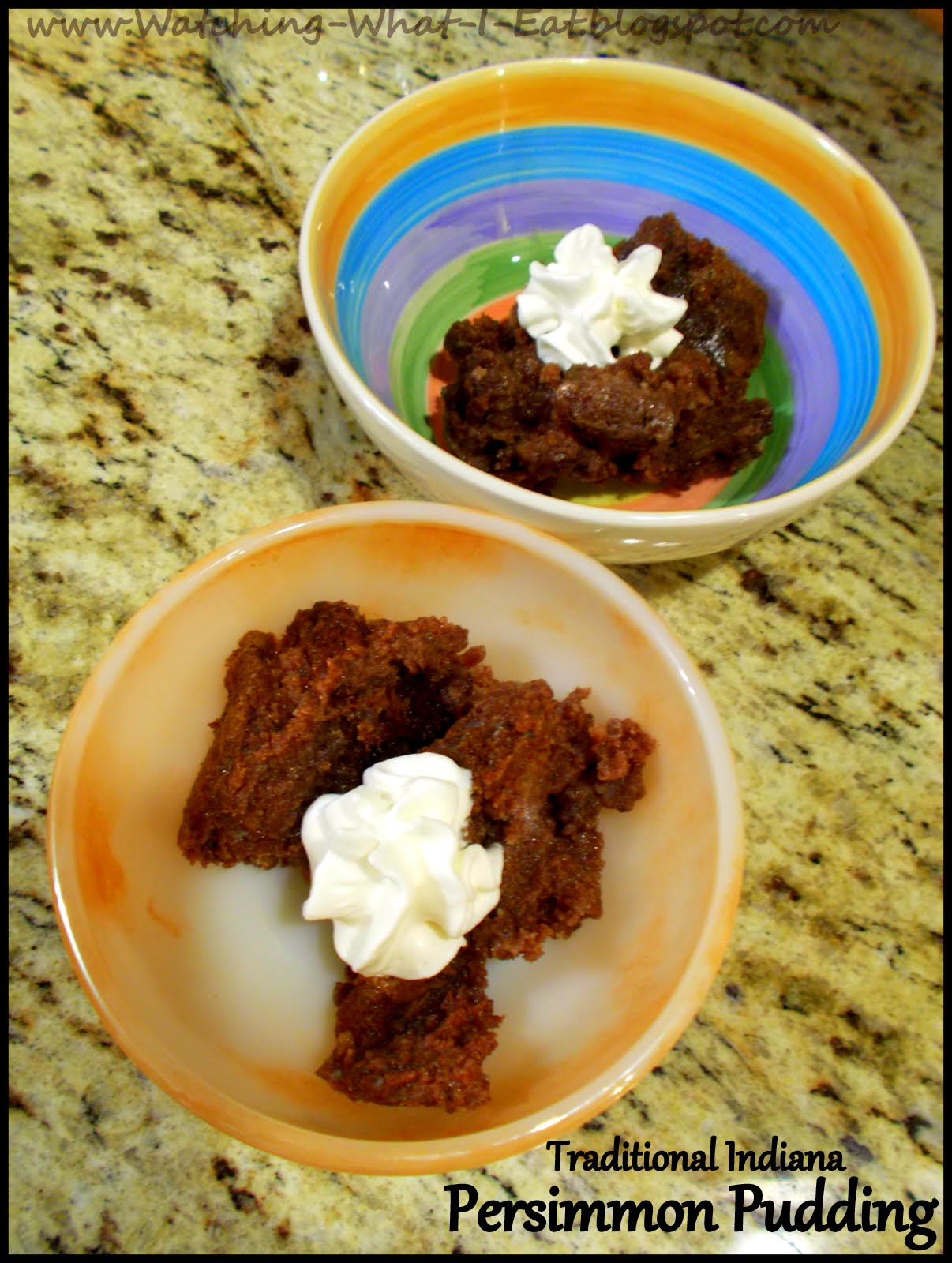 Watching What I Eat: Traditional Indiana Persimmon Pudding