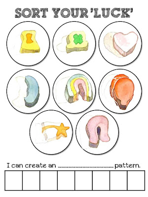Classroom Freebies Too: Lucky Charm Sorting & Patterning