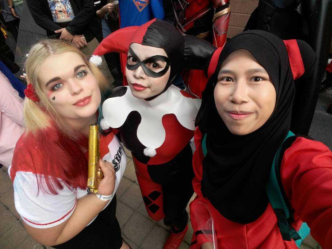 Pucca and Garu cosplay in Comic Fiesta 2017