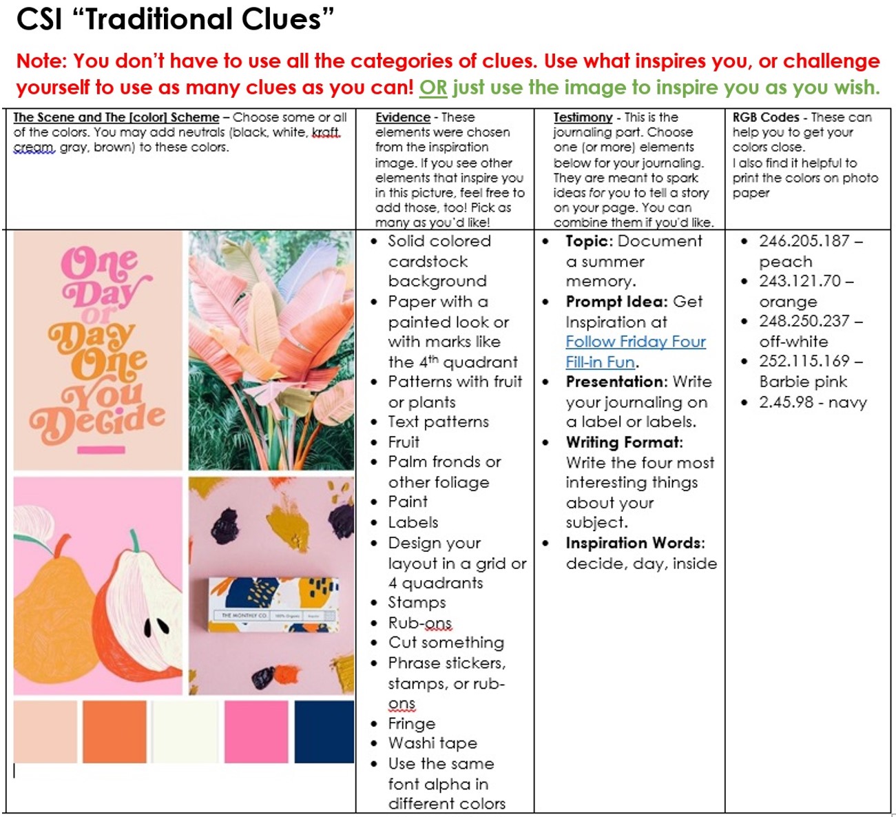 CSI: Color, Stories, Inspiration: June Case Files | First Reveal ...