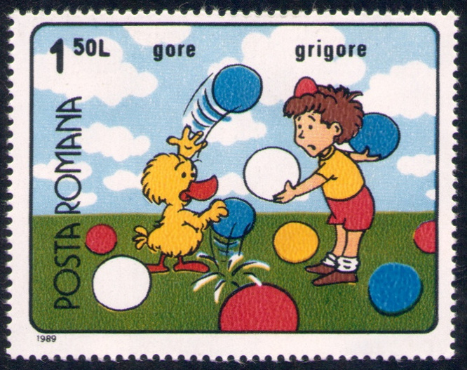 Timbre filatelice: Timbre-desene animate romanesti