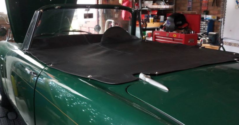Sunbeam Alpine Series 3 conversion to V6 2.8: Tonneau and windscreen