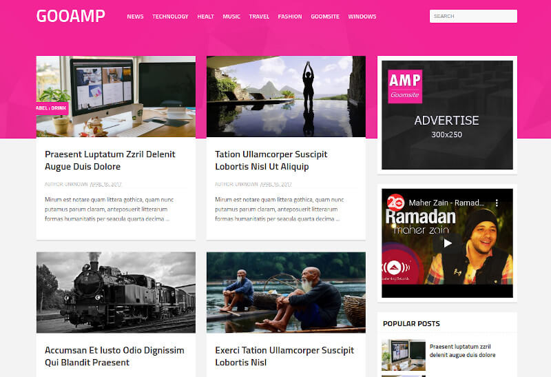 10 Best Amp template for blogger in 2021 [Free]