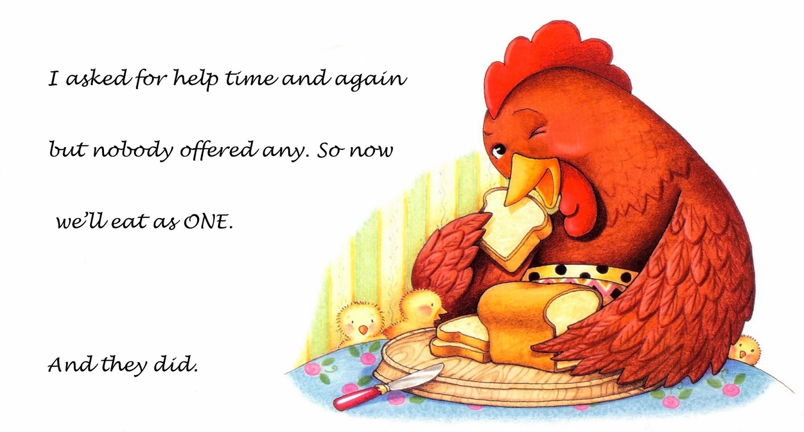 Dharma Space: The Little Red Hen, Redux