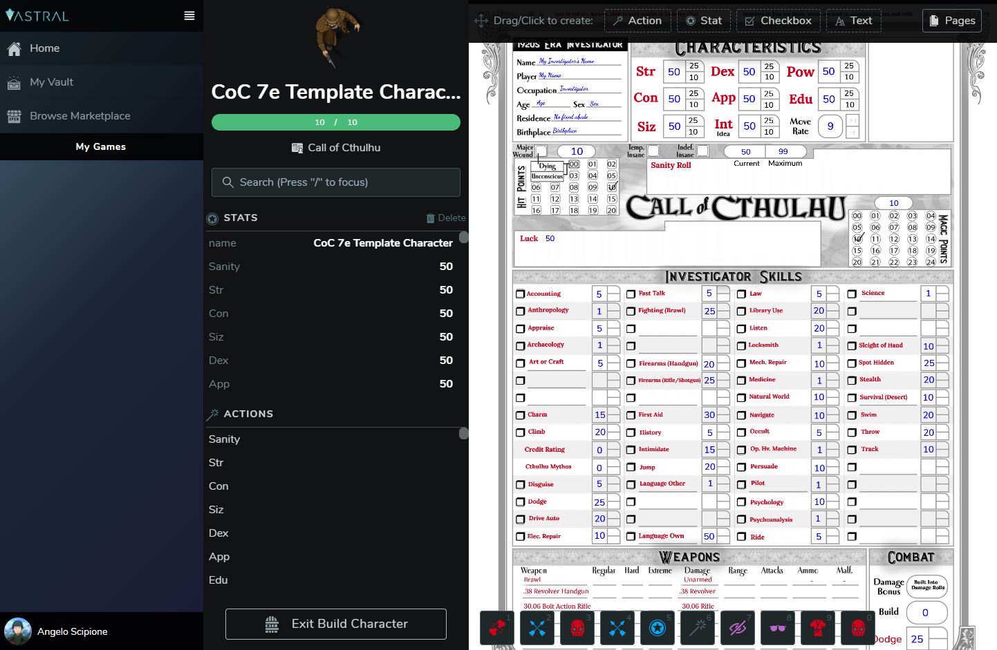 Reseña de Astral Tabletop, el nuevo competidor en el rol online ...