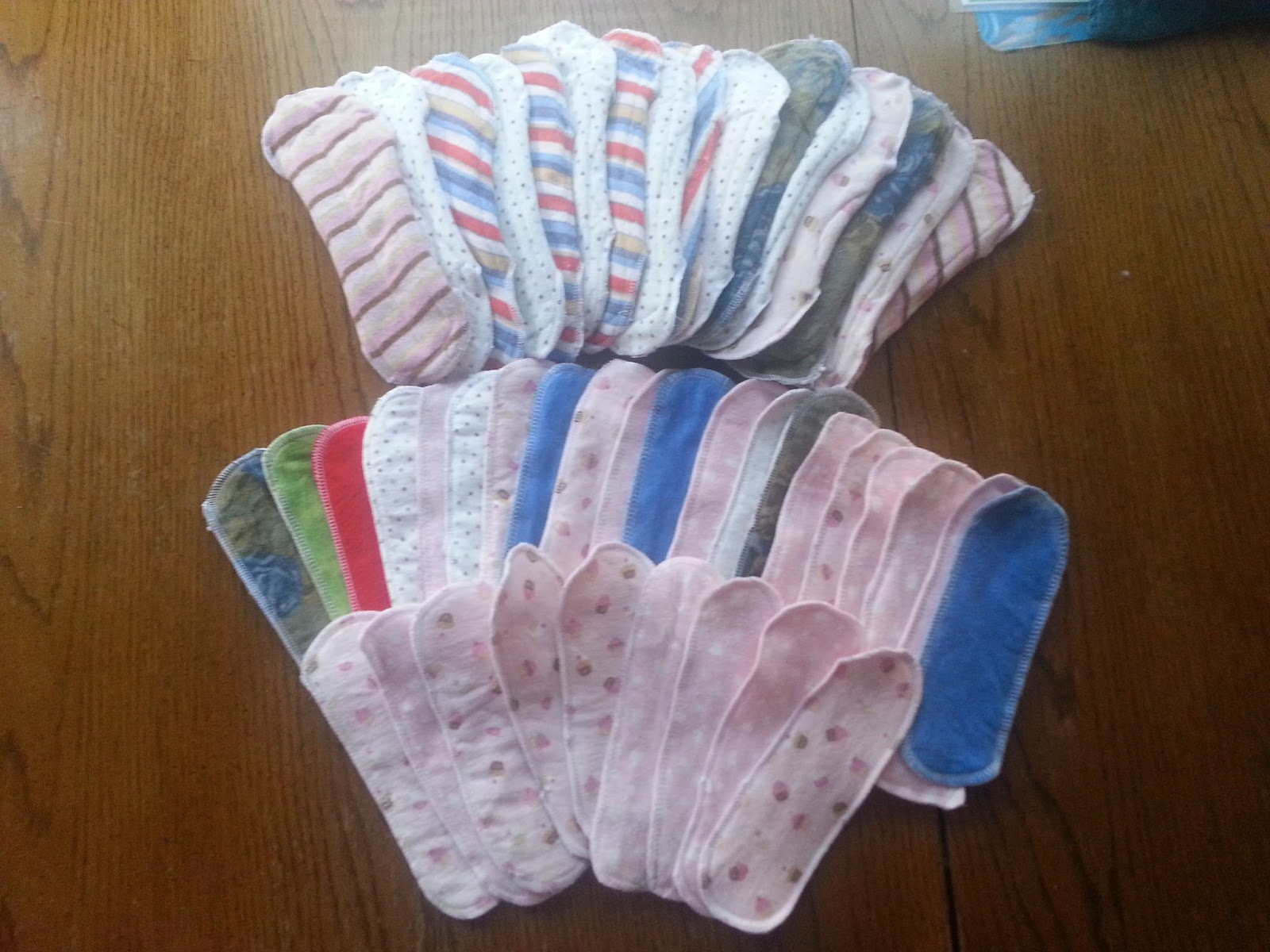 The Pierogie Mama: The Pad Project: Sewing Cloth Pads for Girls in ...