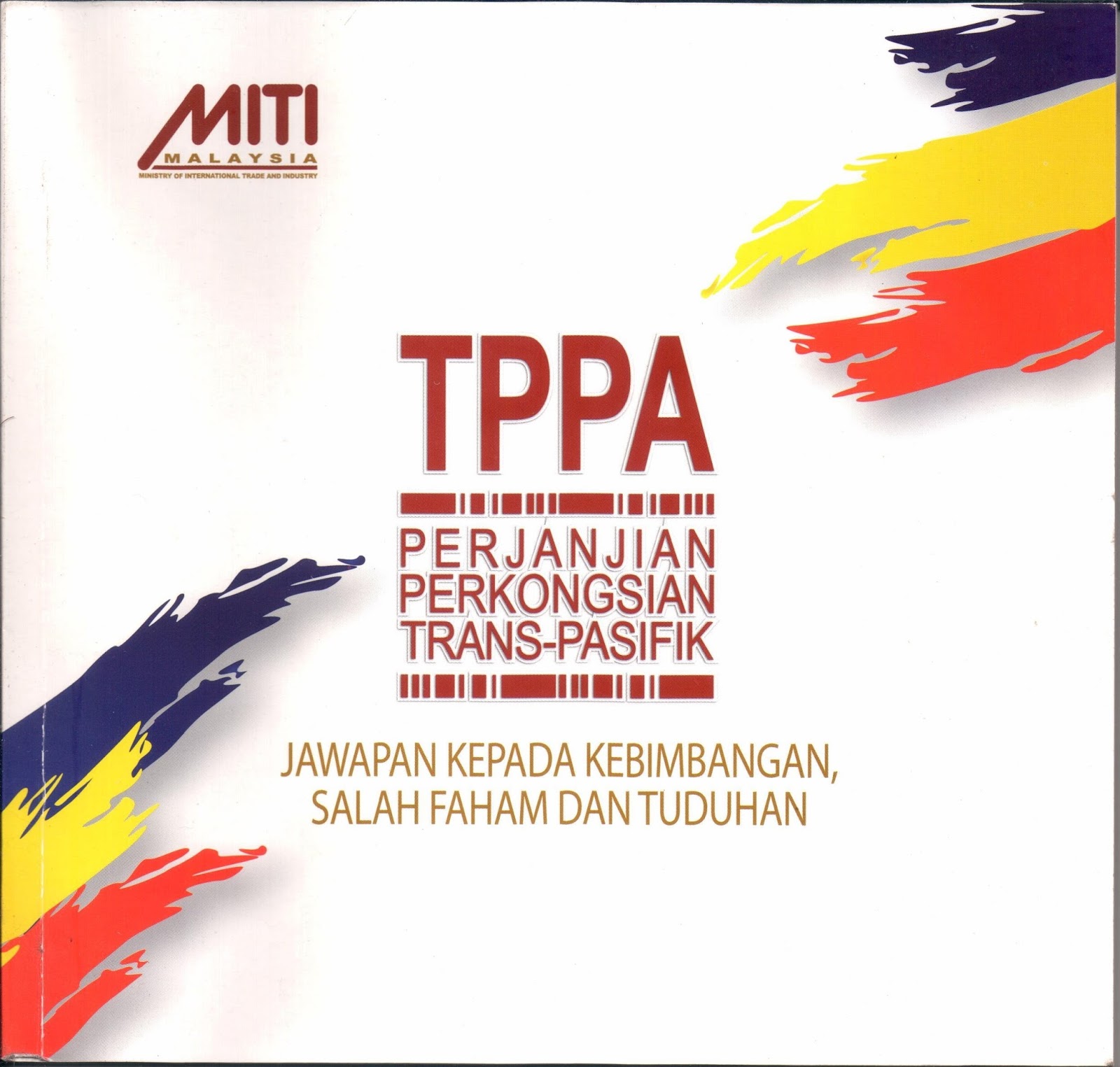 Malaysia Critique: A review of TPPA handbook published by MITI