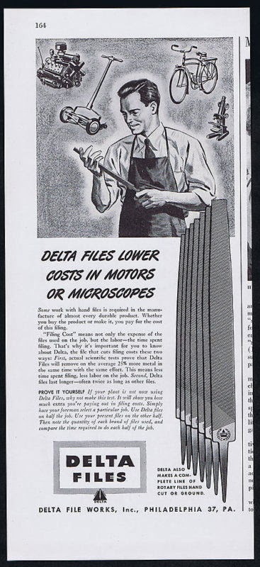 American Made Files: Carver File Co., Delta File Works