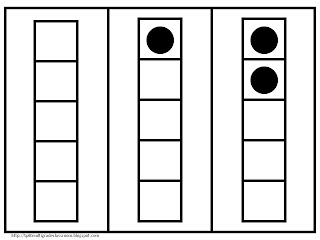 Five Frame Teacher Demonstration Cards - Classroom Freebies