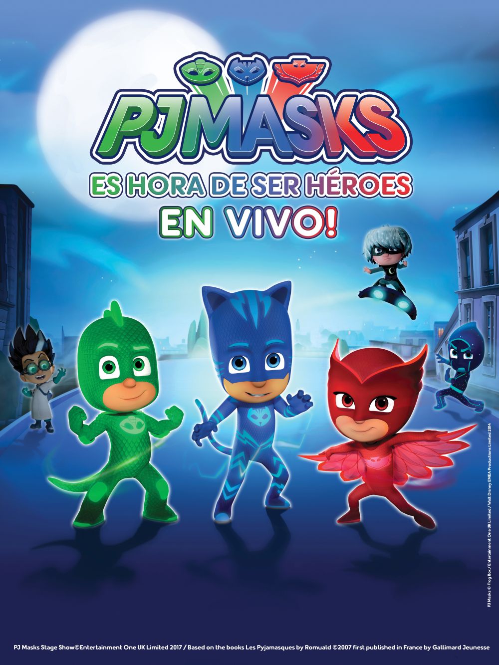 Espectacul-arte: “PJ MASKS - HEROES EN PIJAMAS - EN VIVO!”
