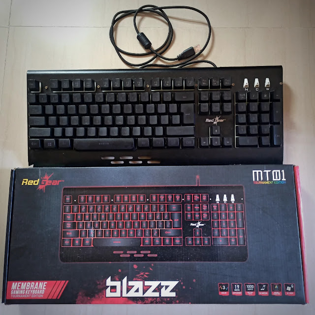Best budget membrane Gaming Keyboard under 1500 Rs : Red Gear Blaze 3 ...