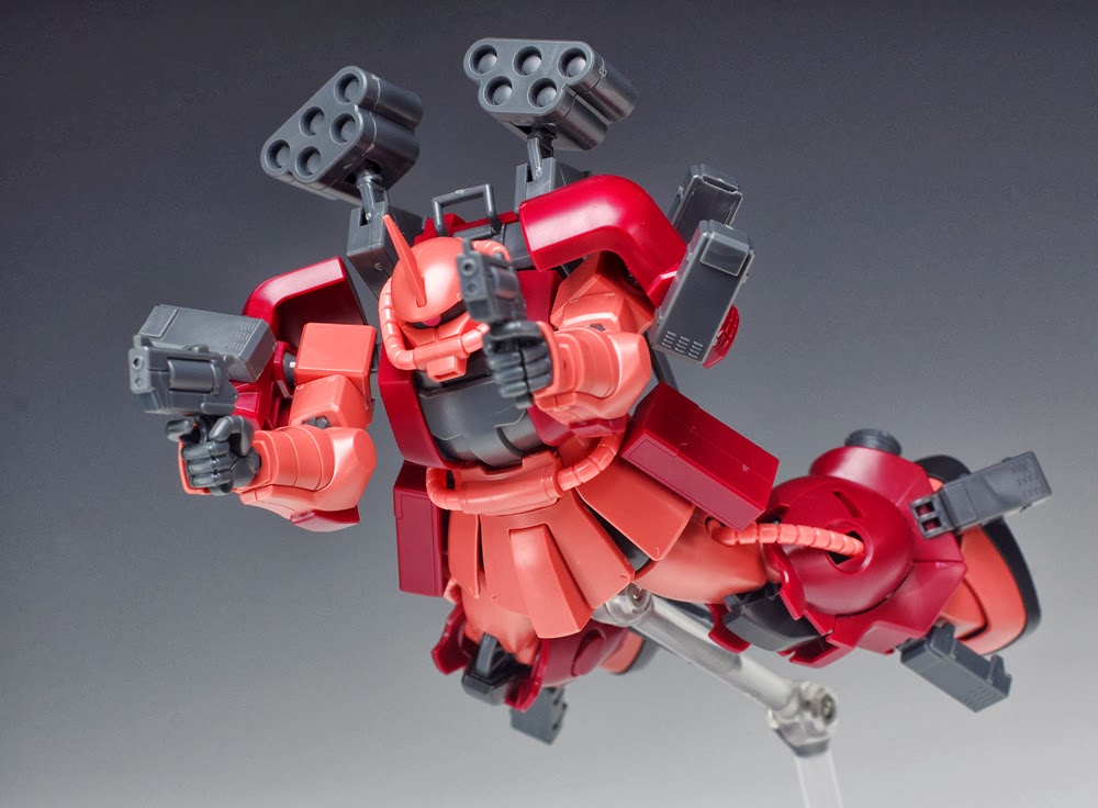 GUNDAM GUY: HG 1/144 Amazing Zaku - Review by Schizophonic9