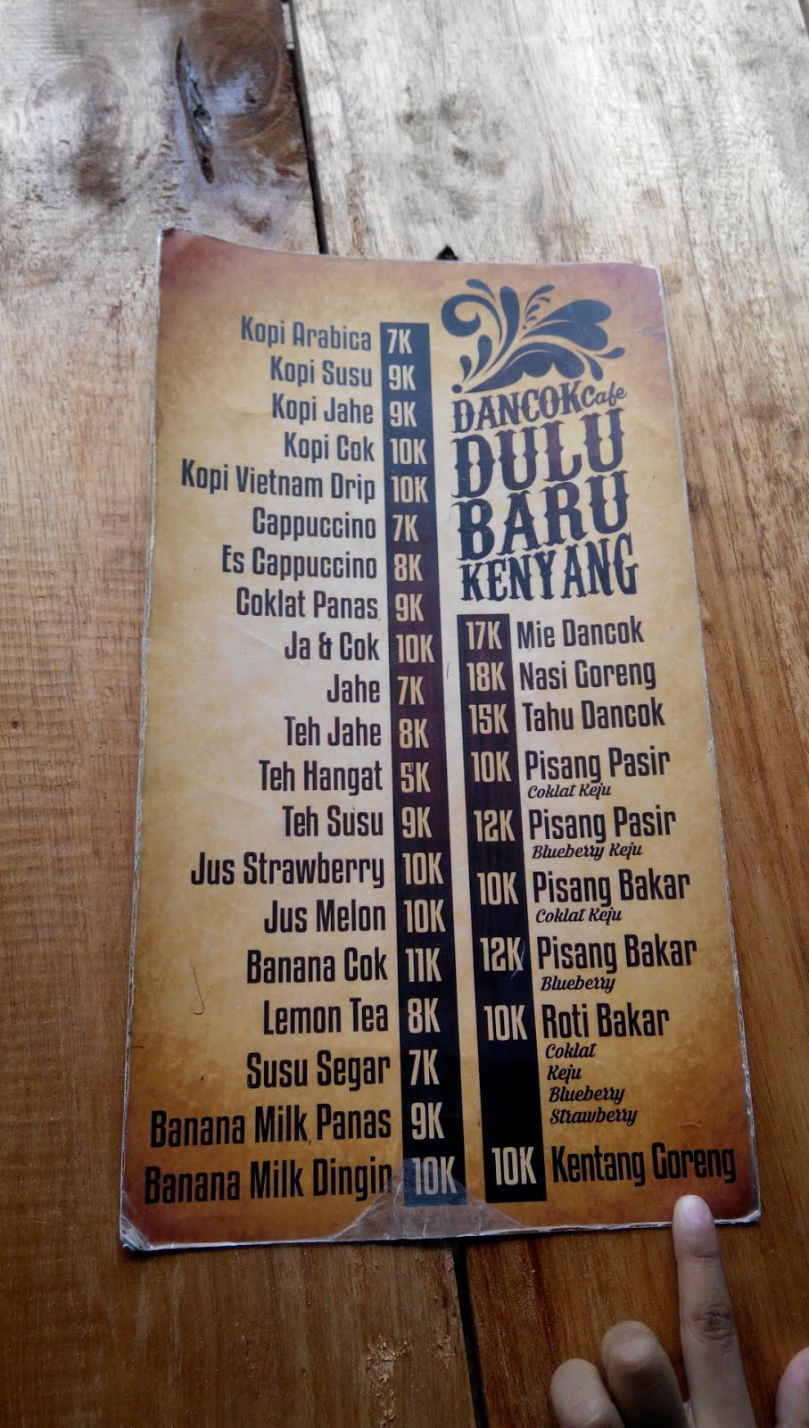 Dancok Café, Tempat Nongkrong Wajib di Area Coban Rondo - Rara Muhammad