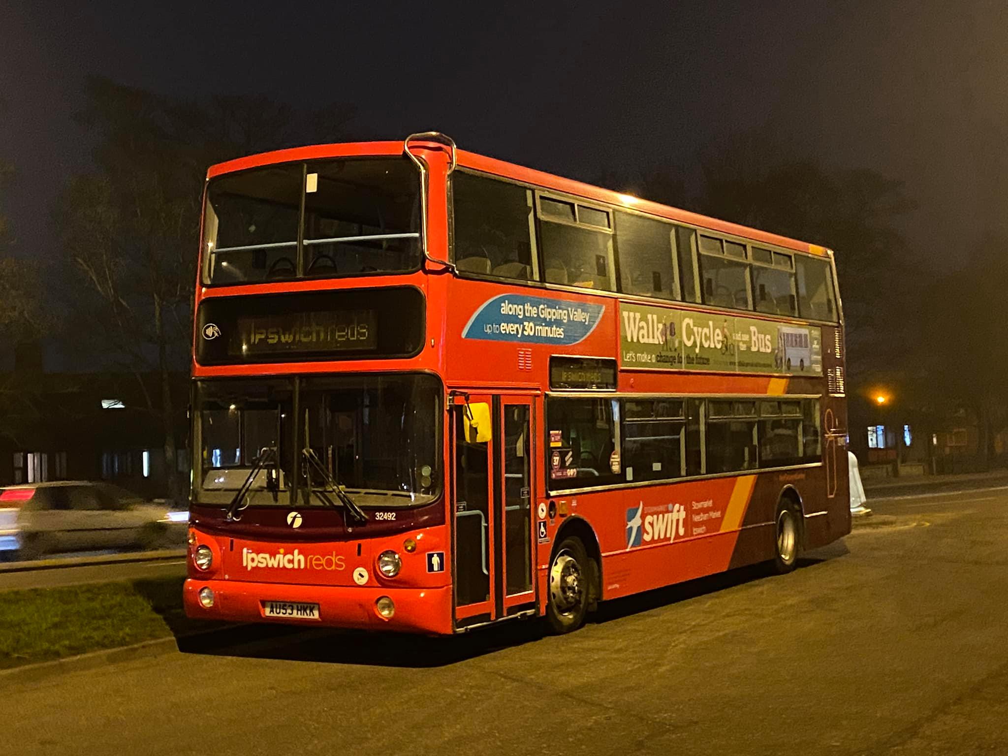 East Norfolk (& East Suffolk) Bus Blog: Ipswich Red Returning