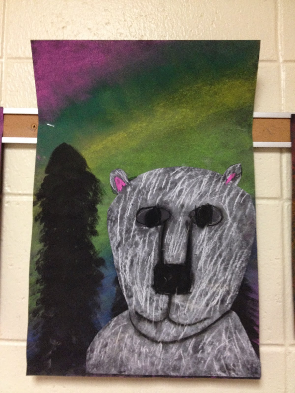 WHAT'S HAPPENING IN THE ART ROOM??: 3rd Grade Polar Bears
