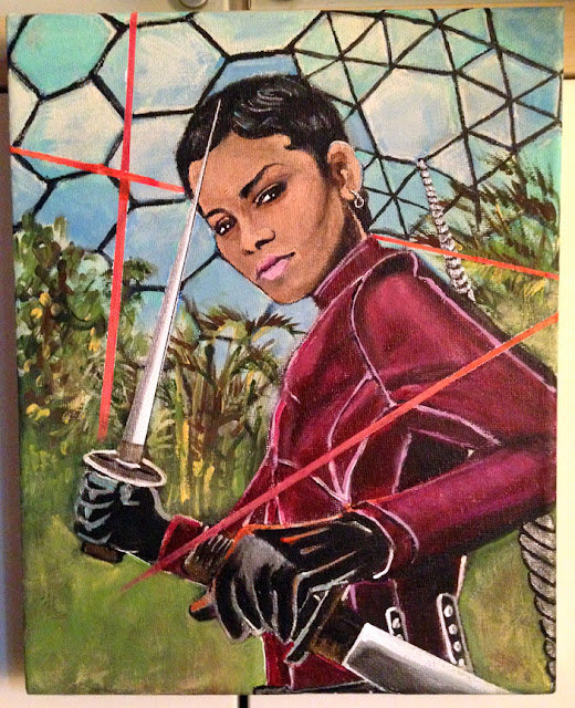 My James Bond Characters Painting Project: Jinx in DIE ANOTHER DAY (2002)