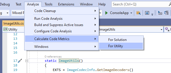 Visual Studio 2019で静的コード解析 (Static Code Analysis)