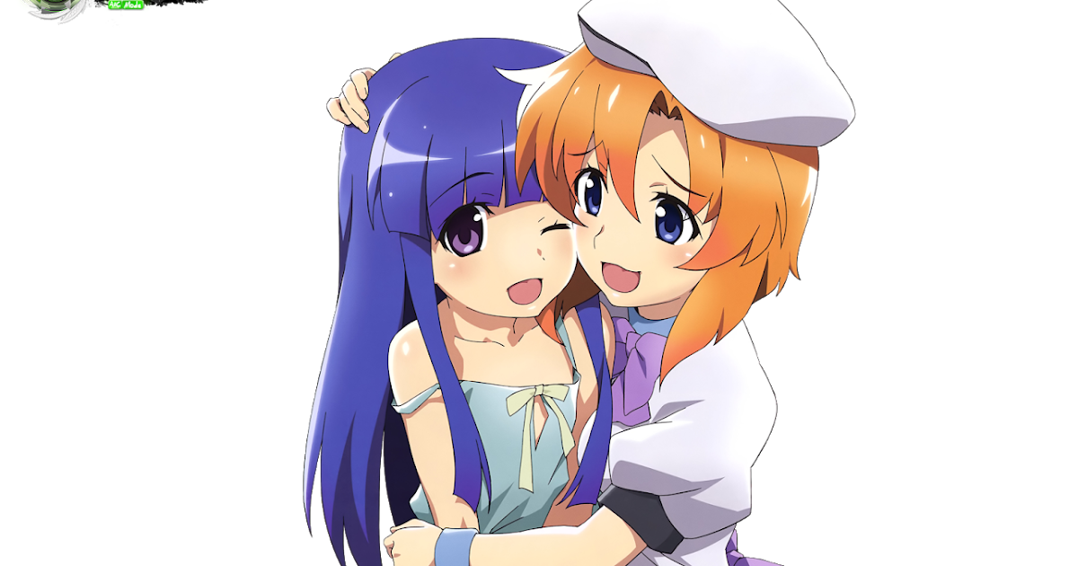 Higurashi:Ryuugu Rena+Furude Rika Mega Cute Hug HD Render | ORS Anime ...