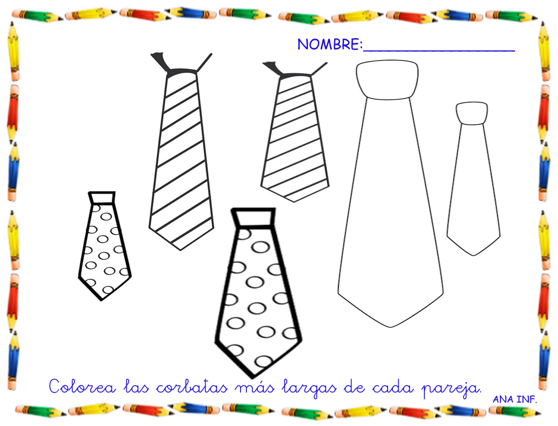 INFANTILES DE ANA V.: CONCEPTOS: LARGO/CORTO