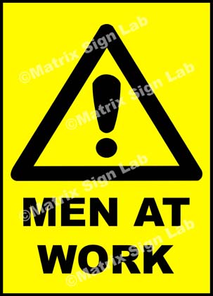 SV Tech Blog: Men At Work Sign