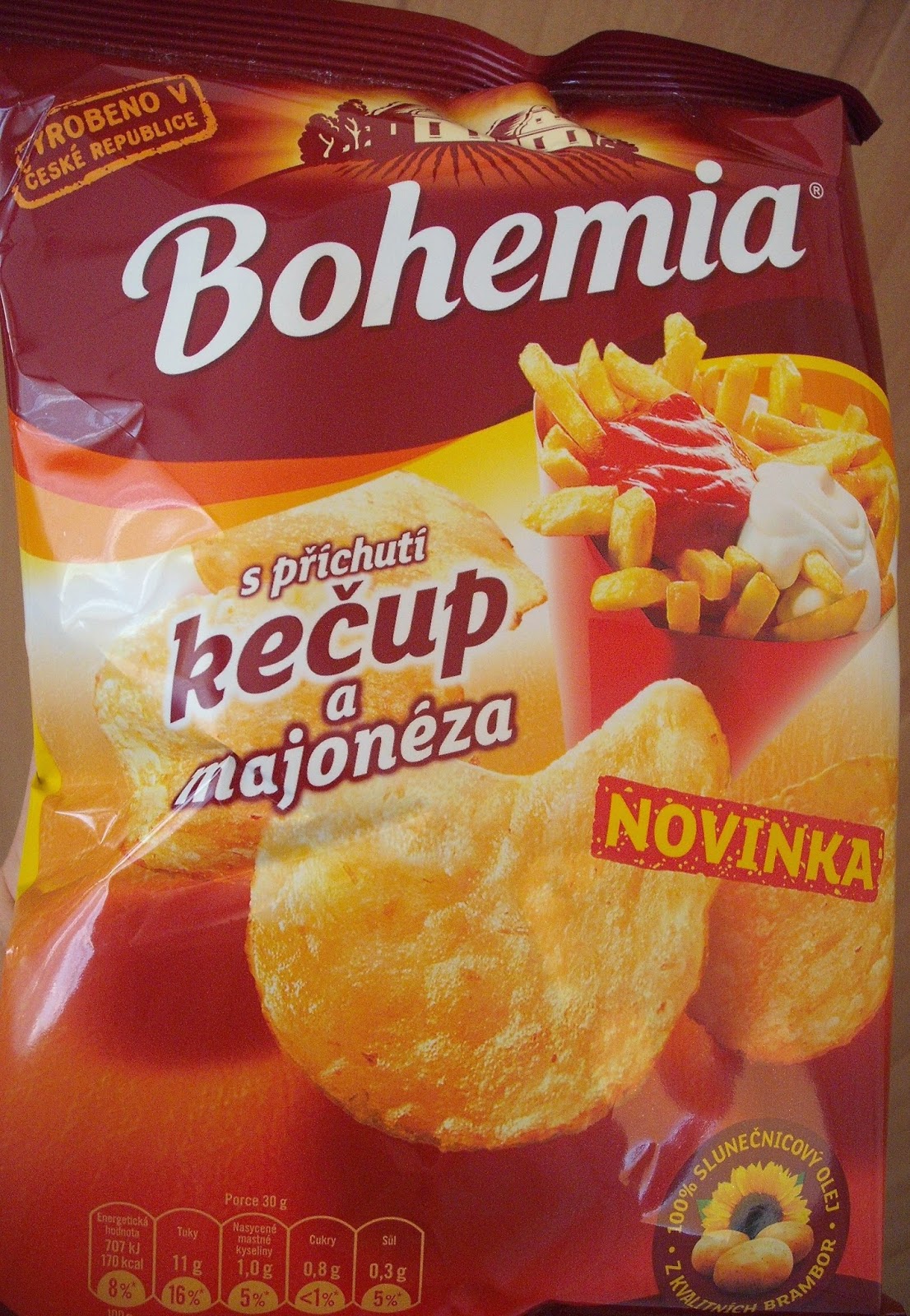 Lost In Czech Market: Bohemia Chips s příchutí kečup a majonéza
