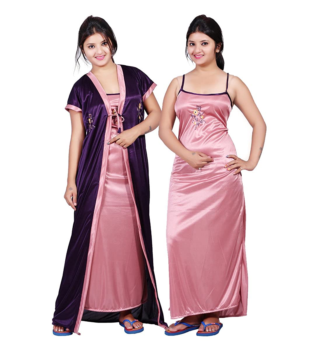 Best 50 satin nighty combo sets | Top Most Best Selling Product Collection