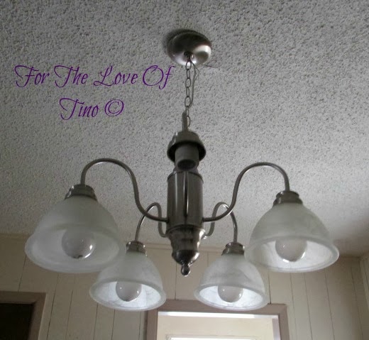 For The Love Of Tino: Builder Grade Light Fixture Revamp