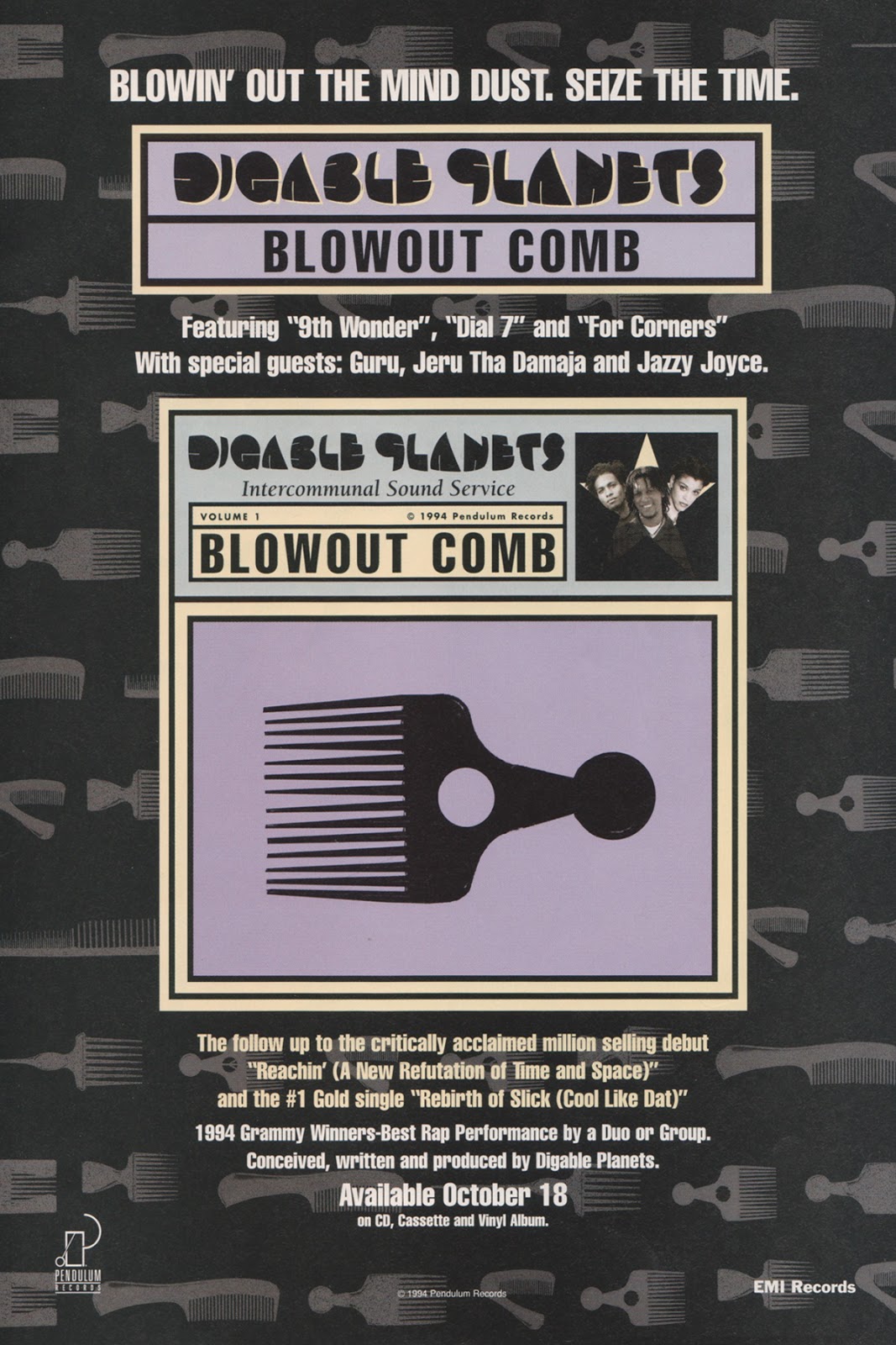Hip-Hop Nostalgia: Digable Planets "Blowout Comb" (Album Review, 1994)