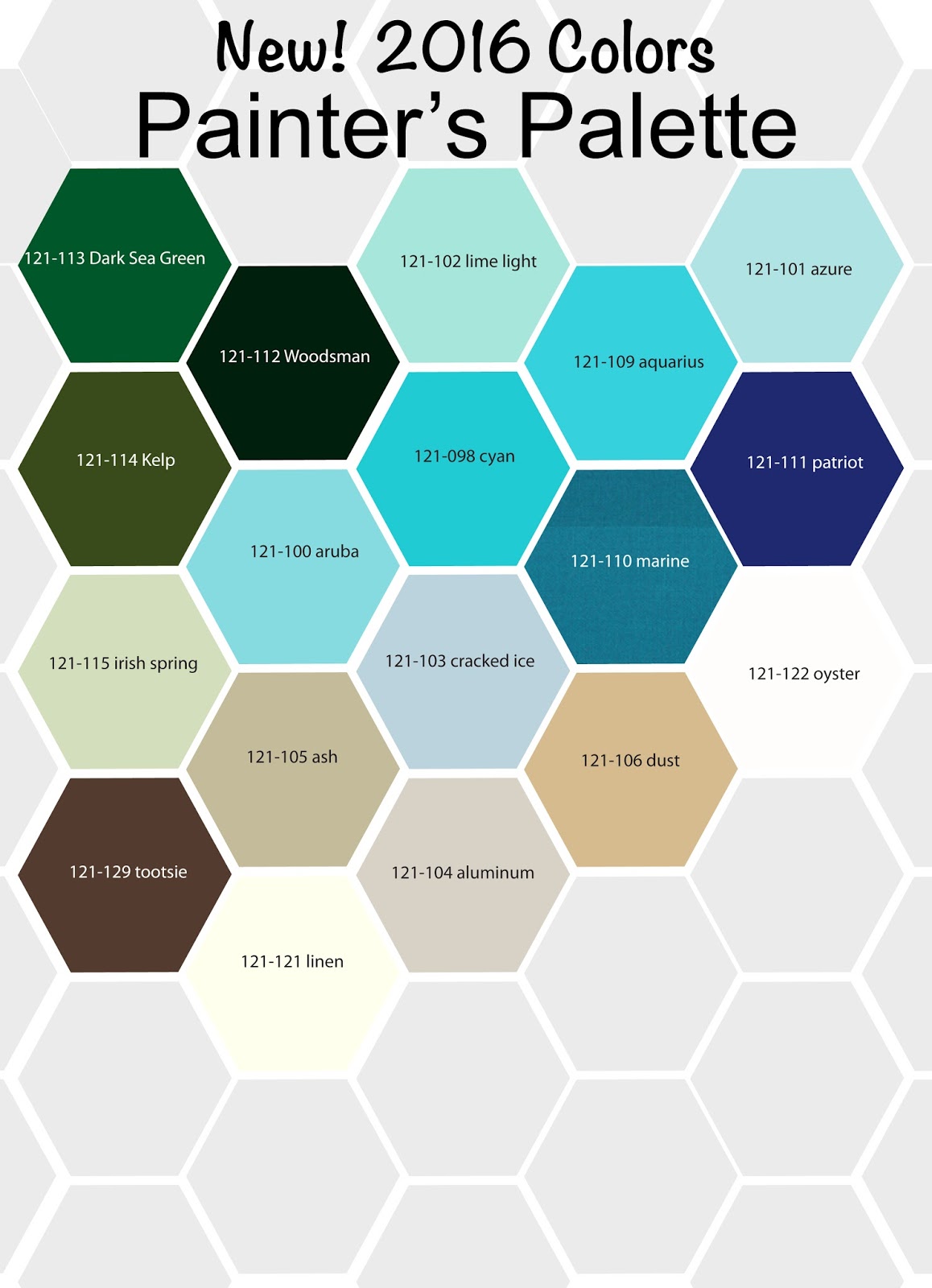 Inspired by Fabric: Adding to the family: More Painter's Palette Solids!