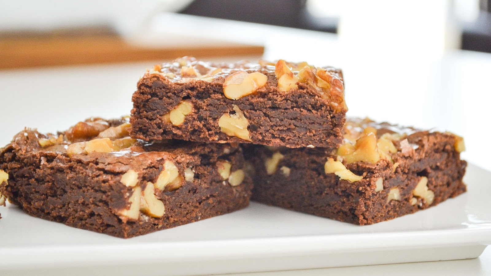 Brownies de Chocolate con Nuez