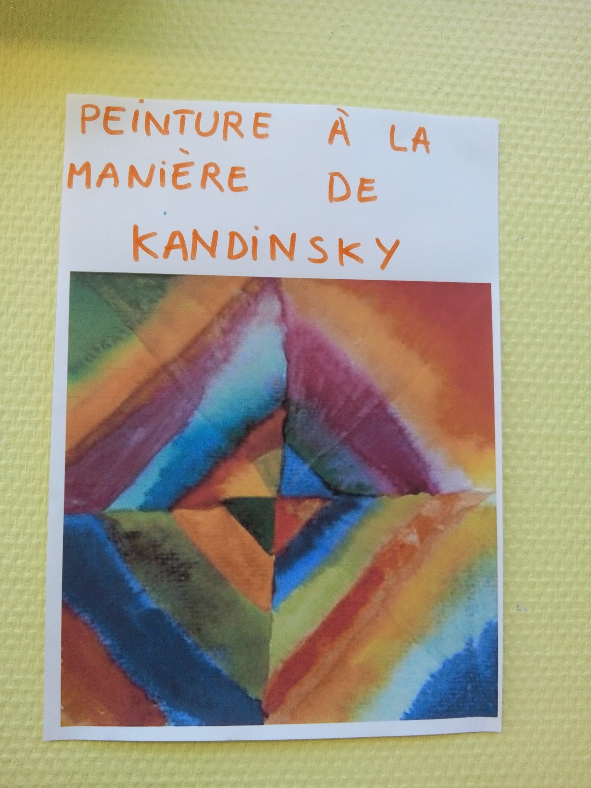 À la manière de Kandinsky pour les petits