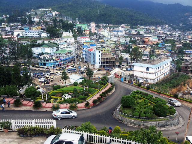 Part of Kohima view from PHQ, Kohima, Nagaland