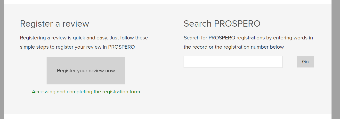 如何快速註冊統合分析題目~以PROSPERO為例