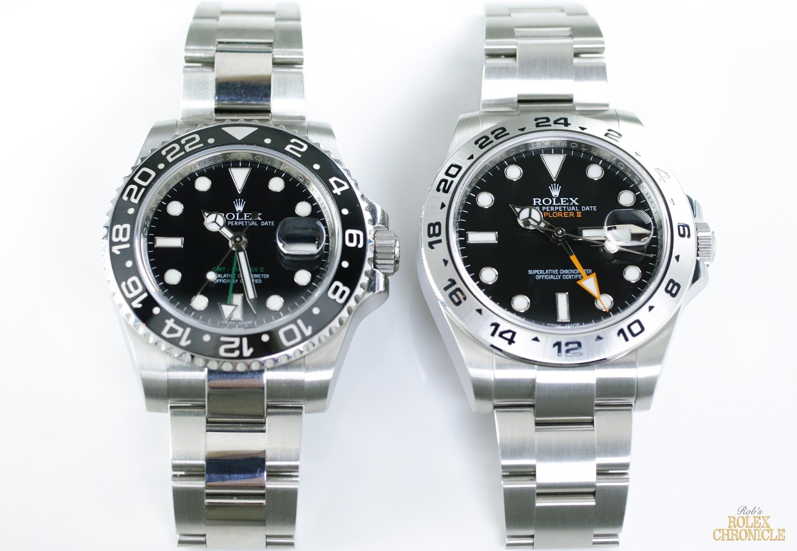 Rolex Model Comparison Explorer II Vs GMT Master II Rob s Rolex Rolex Model Comparison Explorer II Vs GMT Master II Rob s Rolex