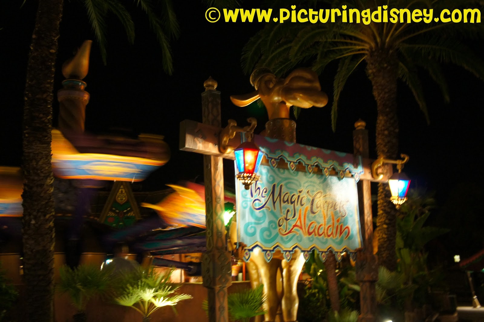 Picturing Disney: Take a ride on Magic Carpets of Aladdin!