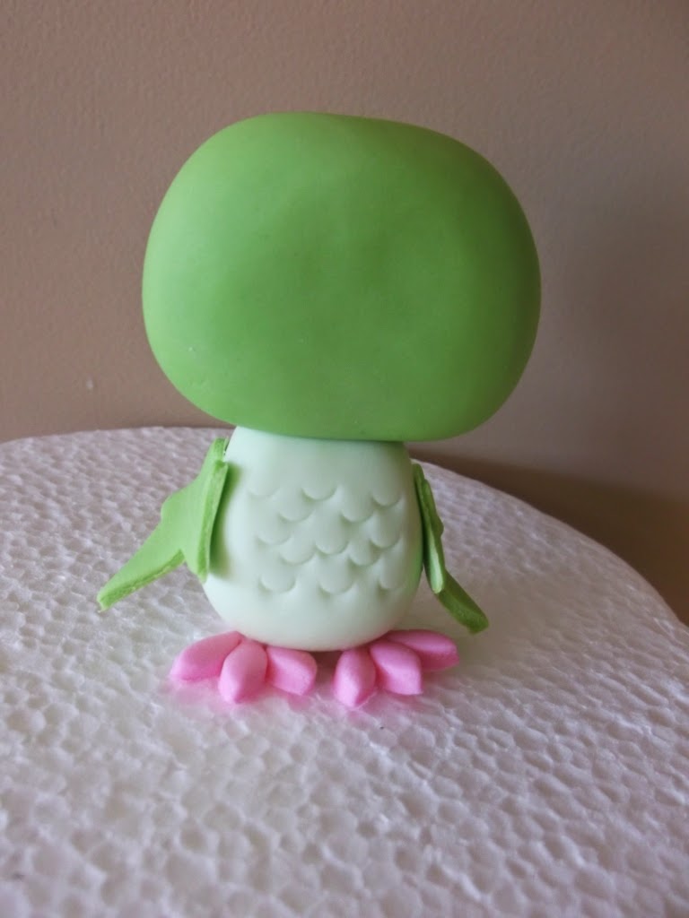 Kiwi Cakes: Fondant Owl Figurine tutorial