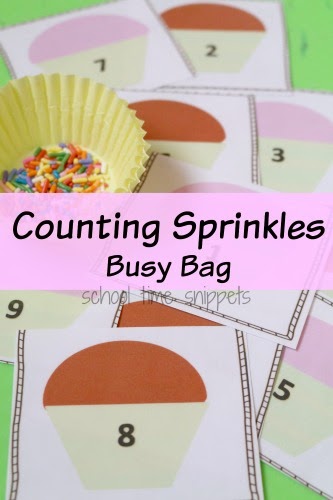 Cupcake Counting Cards | School Time Snippets