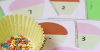 Cupcake Counting Cards | School Time Snippets
