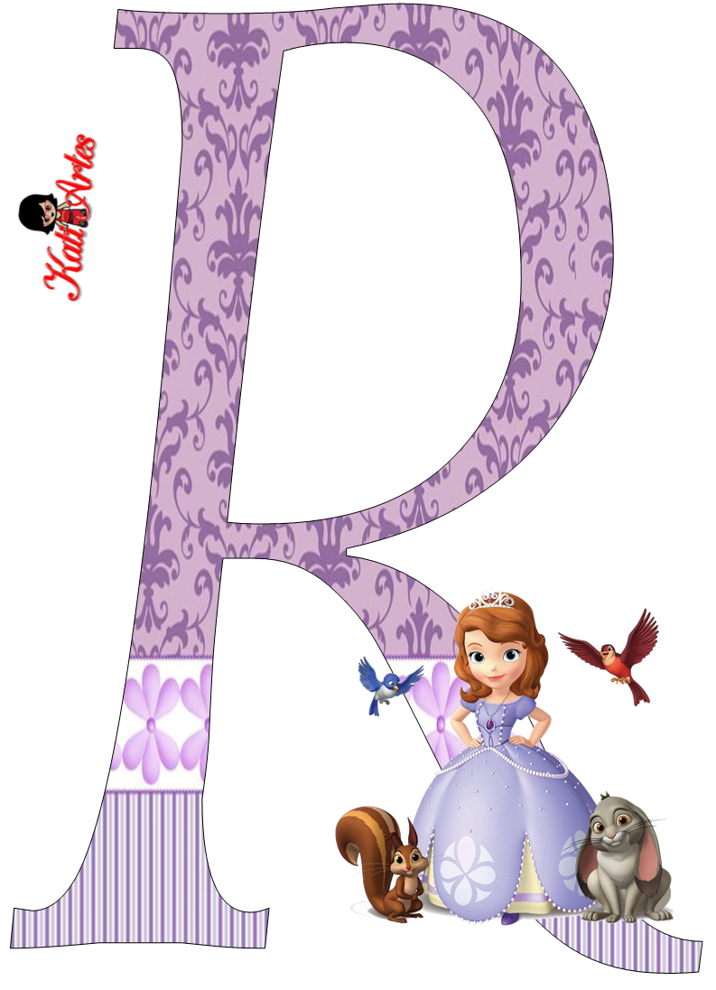 Lindo Alfabeto de Princesa Sofía. - Oh my Alfabetos!