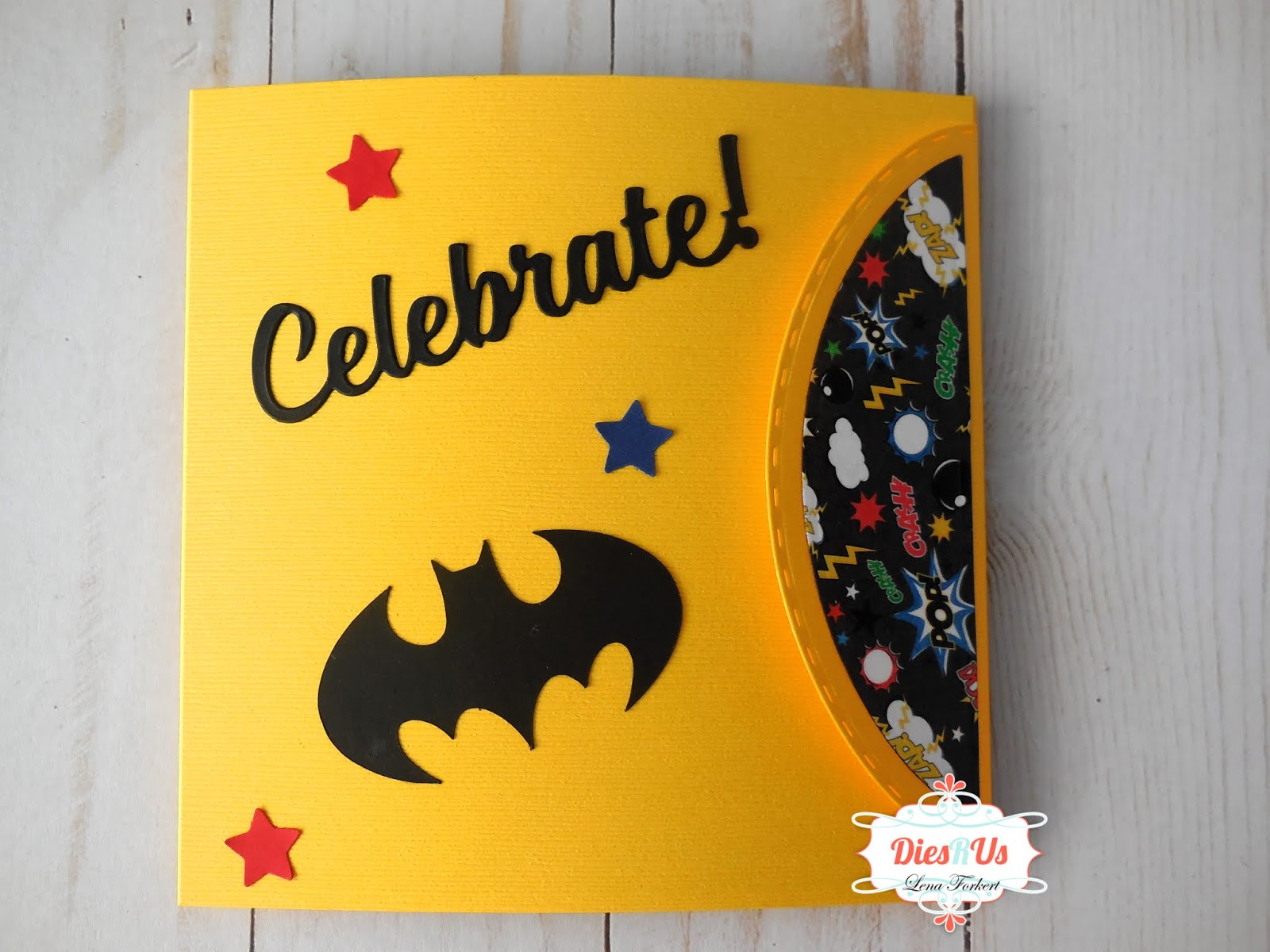 How To Make Batman Birthday Card