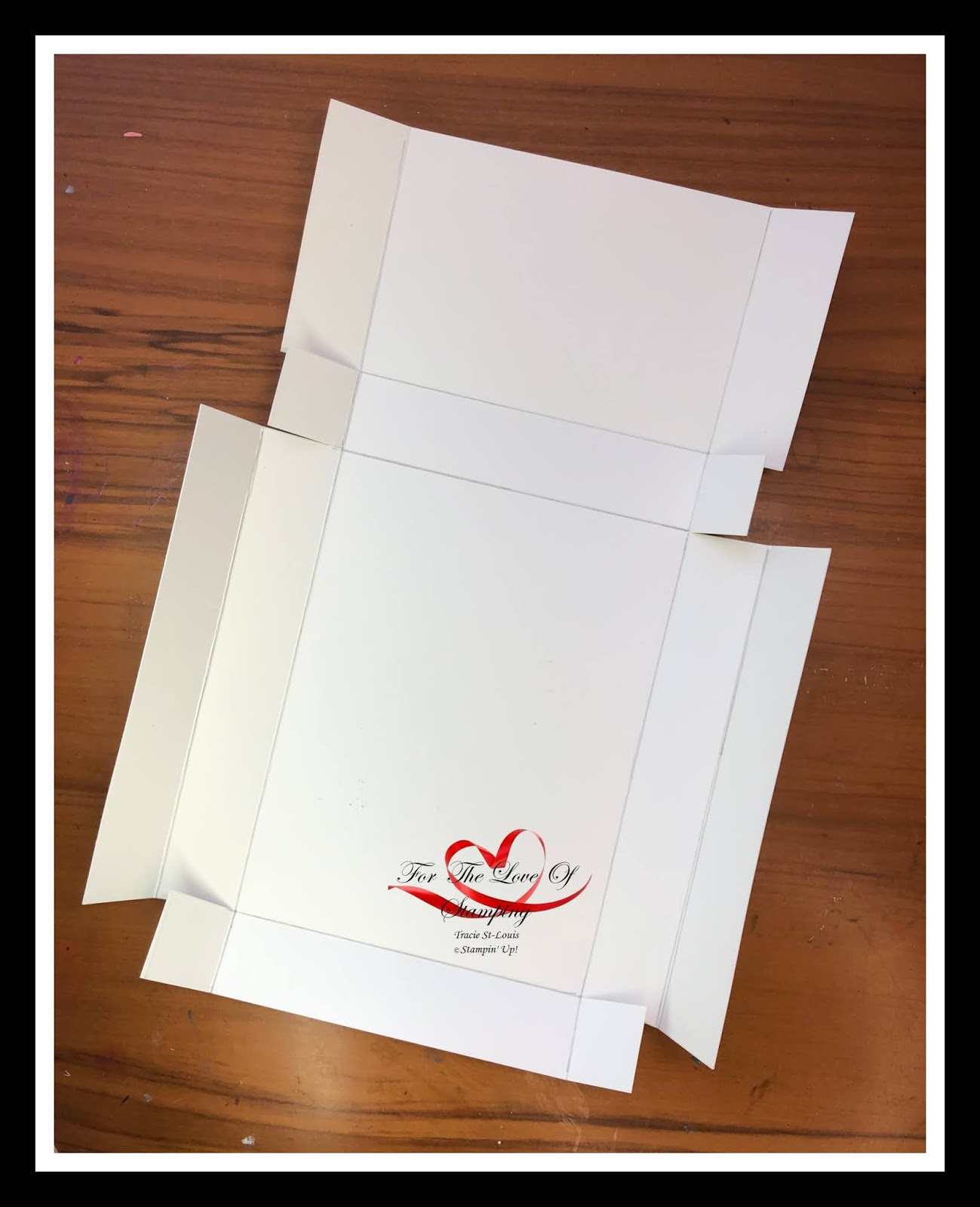 ~For The Love of Stamping~: Plaid Tidings Card Holder Box