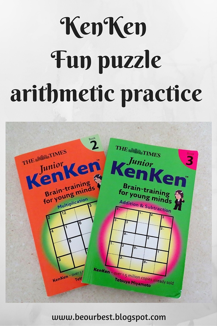 Be Our Best KenKen Fun Puzzle Arithmetic Practice be-our-best-kenken-fun-puzzle-arithmetic-practice