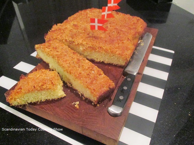 Scandinavian Today Cooking Show: Dream Cake Recipe- Danish Coconut ...
