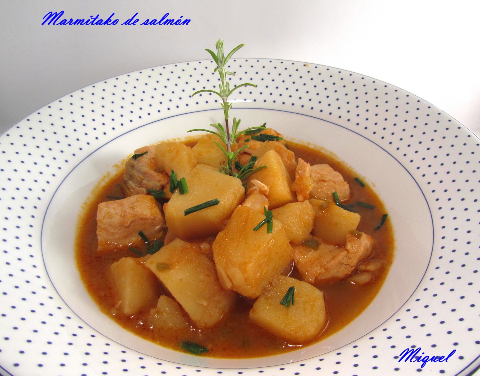 Les receptes del Miquel: Marmitako de Salmón