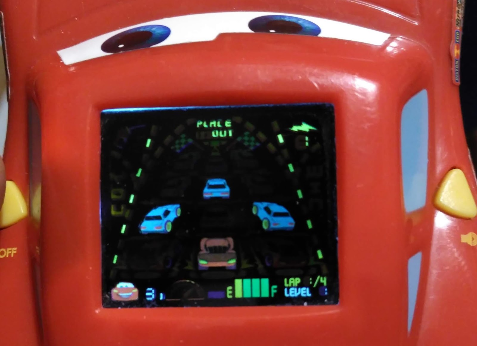 Retro Ordenadores Orty: Rayo McQueen Rust-Eze (Cars LCD Handheld Game) (1)
