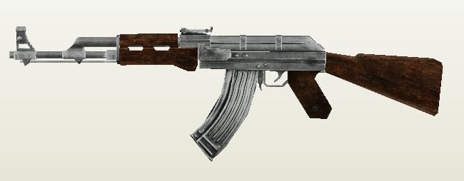 Call of Duty Papercraft AK47 | Papercraft Paradise | PaperCrafts ...